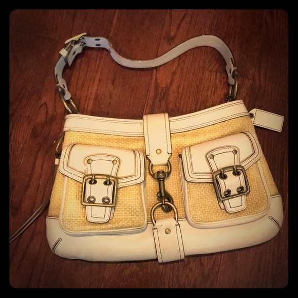 Coach | Bags | Coach Hamptons Signature Handbag | Poshmark